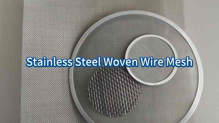 Ss304 Ss316 Woven Wire Mesh 10 20 30 40 50 100 500 Mesh Stainless Steel ...