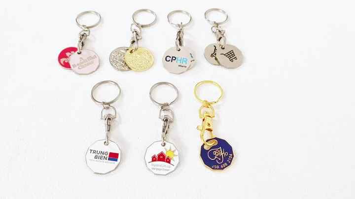 Century 21 Canada Canadian $1 $0.25 CAD Loonie Quarter Keychains for ...