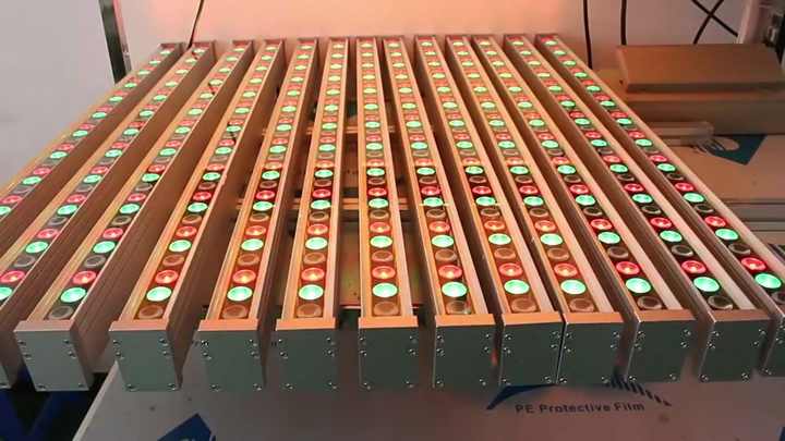 RGB LED Recessed Linear Light Fixture for Outdoor Facade Decorative ...