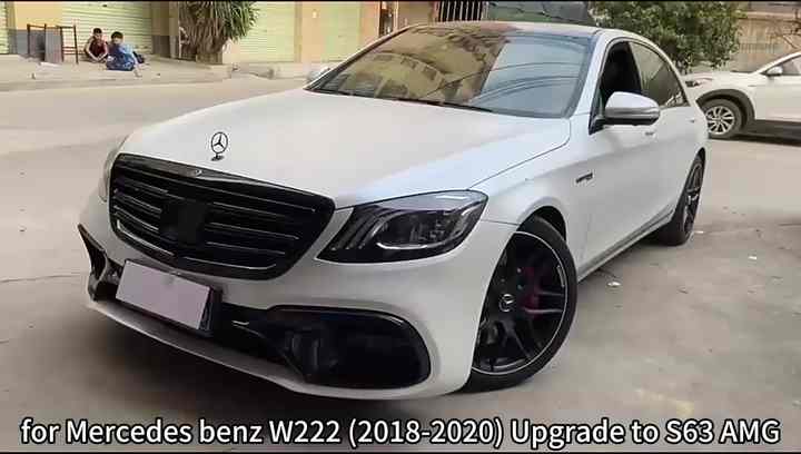 Top Rank Conversion Body Kit for Mercedes benz S Class W222 2018-2020 ...