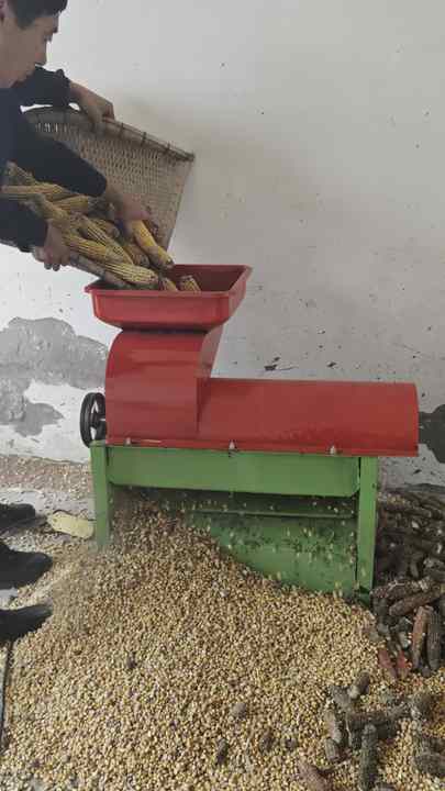 Electric 5.5-Horsepower Corn Thresher Household Four-Axis Corn Sheller ...