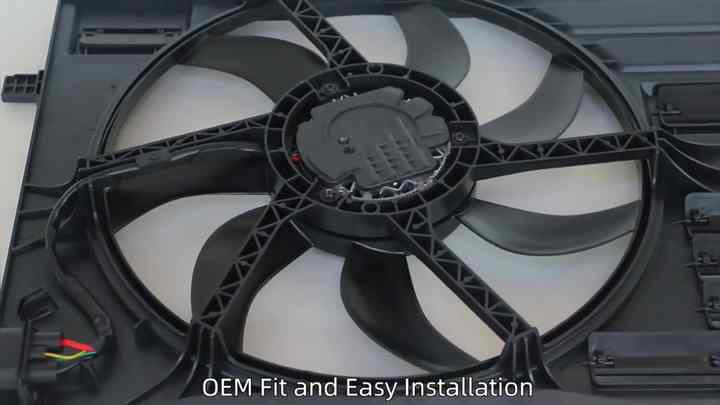 OE# 8E0959455B 8E0959455N 698611 AUTO RADIATOR COOLING FAN CAR 12V DC ...