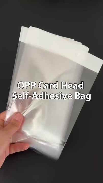 Transparent Self-Adhesive Recyclable BOPP Plastic Packaging Bags for ...