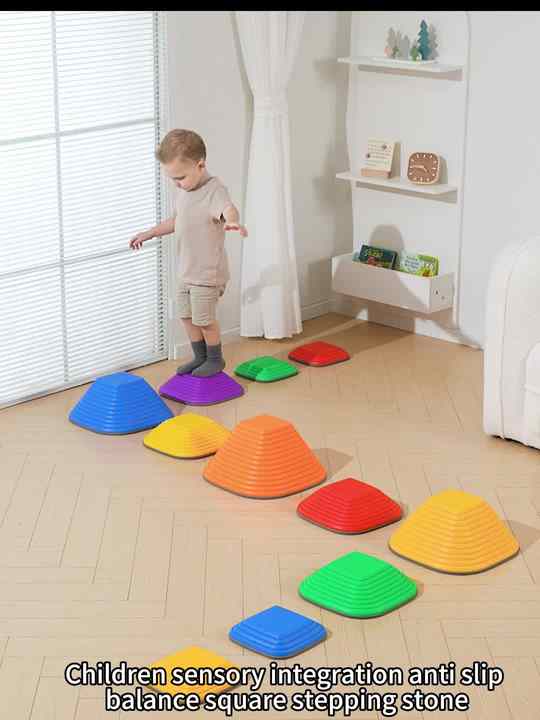11pcs Square Shape Balance Stepping Stone Set for Sensory Play Training ...