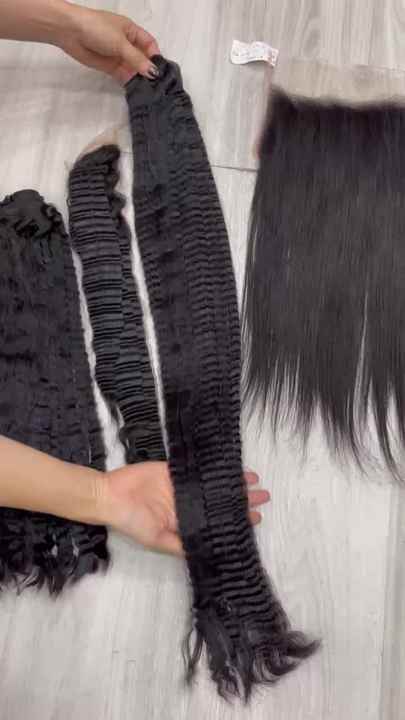 Hot Pick 2026 Virgin Yaki Kinky Straight Human Hair Bundles Full ...