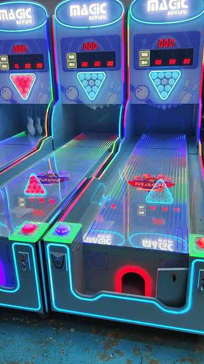 Bowling Video Game Console Simulator with Laser Features