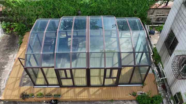 Electric Automatic Movable Glass House - Sun Room Enclosure