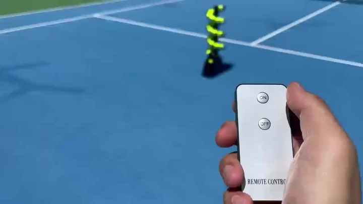 Tennis Ball Toss Machine - Portable Tennis Training Equipment for ...