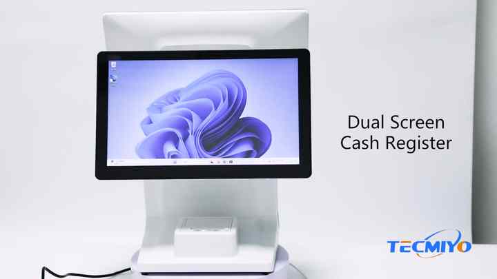 Cash Register Cashier Machine All in One Pos Dual Screen 2025 Android ...