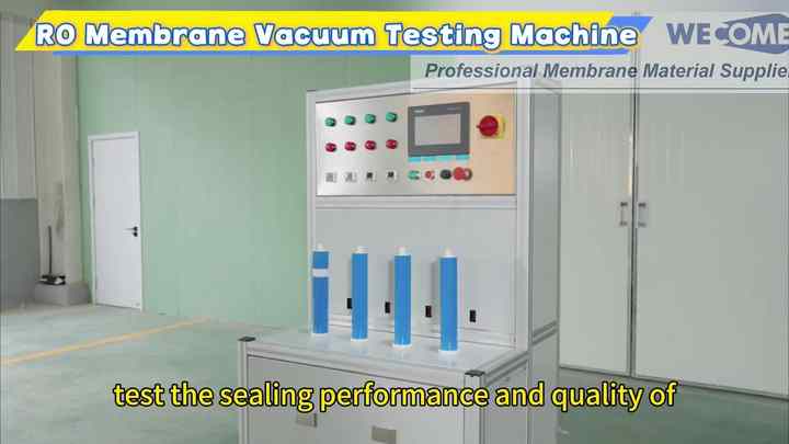 Domestic RO Membrane Vacuum Test Machine with PLC & Motor Core ...