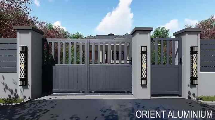 Aluminium Latest Gate Driveway Village House Simple Gate for Houses ...