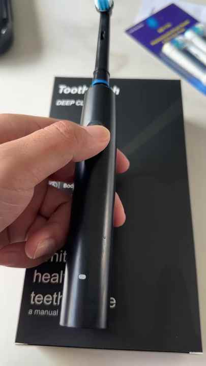 Rotating Sonic Toothbrush with 8 Soft Brush Heads & Travel Case IPX7 ...