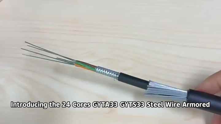 Submarine Underwater Fiber Optic Cable - 24 Cores GYTA33