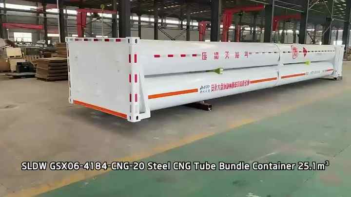 GSX06-4184-CNG-20 Factory Price High-Pressure 25.1m3 Steel Bundle Tube ...