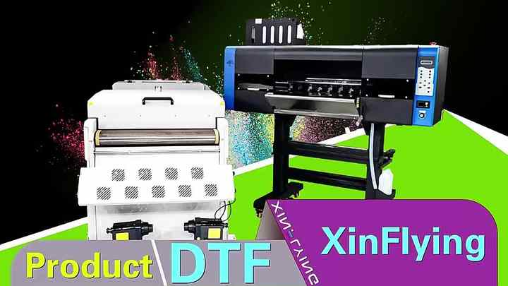 XinFlying DTF Printer 60 CM 4 Heads High Quality I3200 DTF Printer 60 Fluorescente Tshirt ...