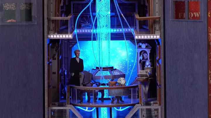 Hamaileon Christmas CH08 Mysterious Blue Box UK Tardis Gift Book Nook ...