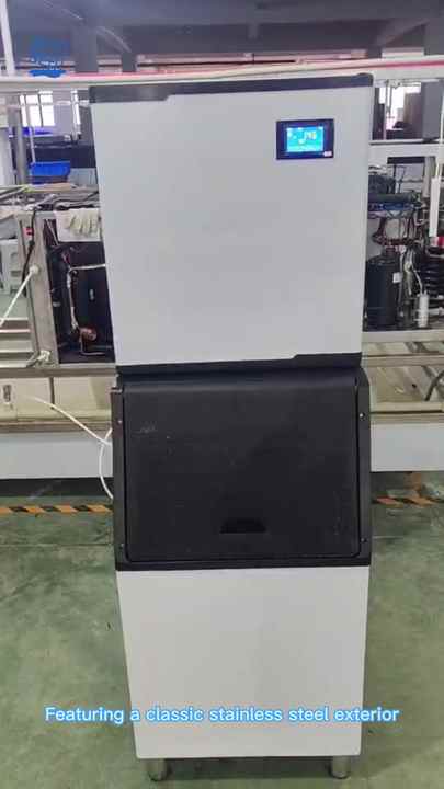 High Productivity 800lbs Stainless Steel Ice Maker Machine Bristol ...