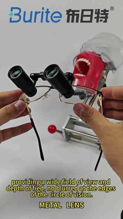 Burite 6X Flip-up Surgical Loupes with LED Headlight