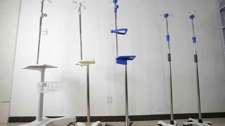 Factory Price Hospital Folding Infusion Rack, Portable Intravenous ...