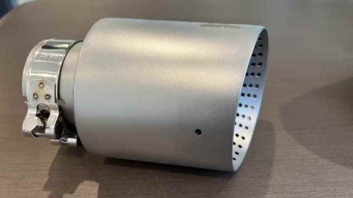 2.5 Inch Inlet Size Sand Blasting Surface Stainless Steel 304 Exhaust ...