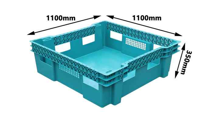 QS Large Plastic Insect Breeding Box Stackable BSF Worm Farm Bin for ...