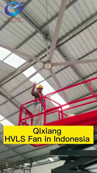 Factory Manufacturing Motor-Driven HVLS Fan Low Noise Environmentally ...