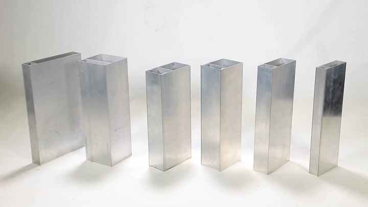 USA UAE Projects 6000 Series Architectural Aluminum Round Tube Profiles ...