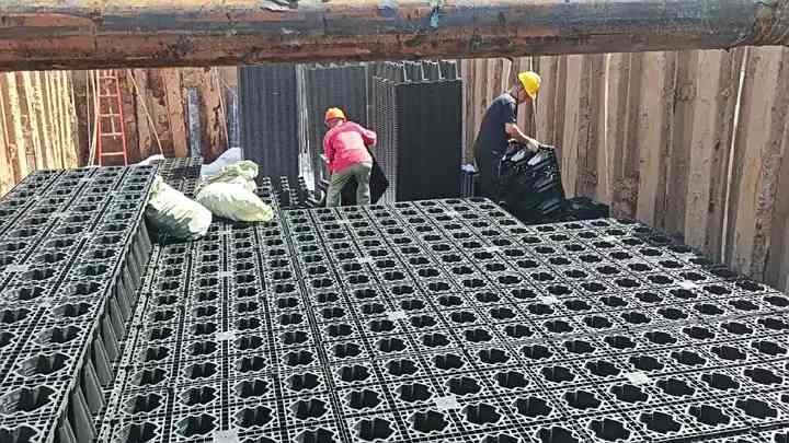 Interlocking Polypropylene Underground Rainwater Collection Module ...