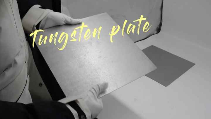 High-strength Tungsten Plates for Radiation Shielding