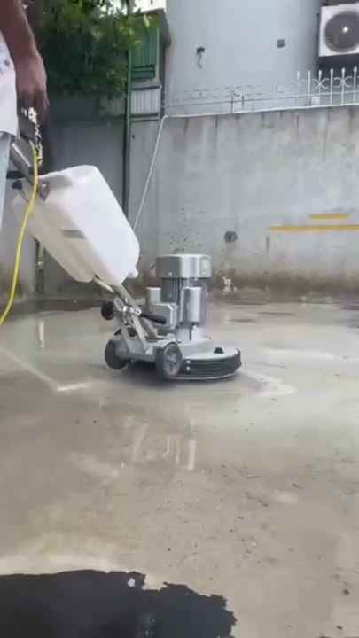 Electric New 3HP Floor Scrubbing & Grinding Machine with 18-Inch Pad ...