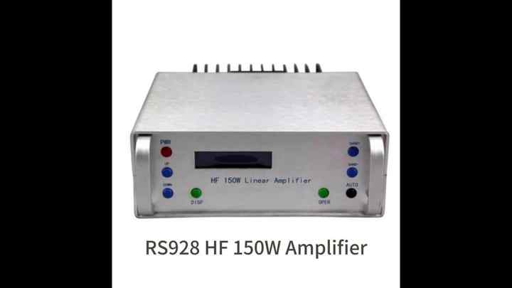 RS-928 RS232 HF Linear Power Amplifier, Max 150W for Long Range Two Way ...