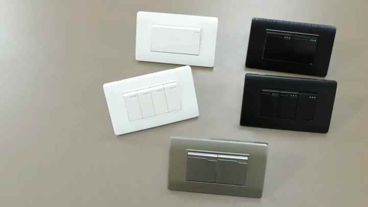 American Standard Triple Sockets PC Panel 110V-250V 10A/16A 118mm*75mm ...