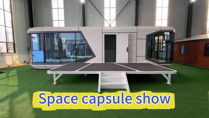 Luxury Space Capsule Home Prefab Modular Movable Home Eco-Friendly ...