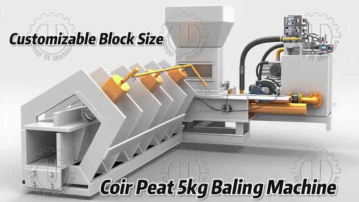 Coir Peat Block Making Machine - Efficient & Durable