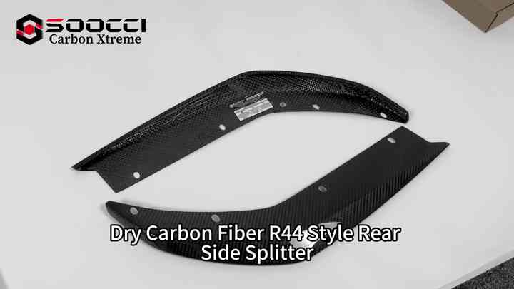 Dry Carbon Fiber R44 Style Rear Side Splitter for BMW G80 G81 M3 G82 ...