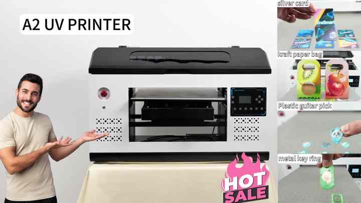 Dual-Head A2 UV Flatbed Inkjet Printer with XP600 Printhead USB ...
