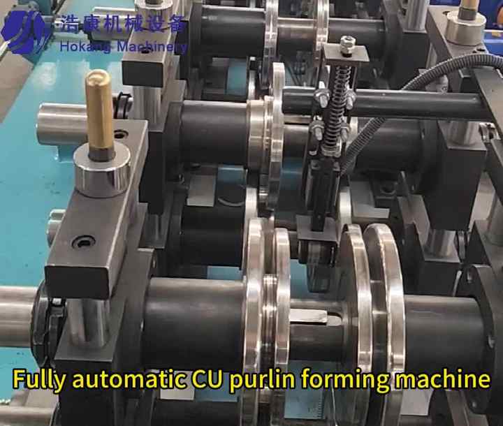 Steel C U Z Shaped Purlin Profiles Roll Forming Machine Metal Stud C U ...