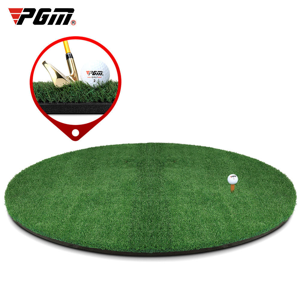 PGM DJD027 Durable Nylon Long Grass Round Golf Driving Mat with high ...