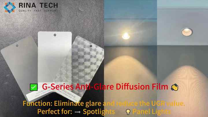 G Series Hexagonal pattern Microstructure Anti-Glarediffuser film ...