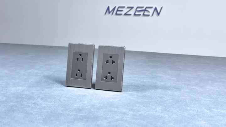 15A 115-250V~ Double Thailand Socket US Standard Wall 3 Pole Electric ...