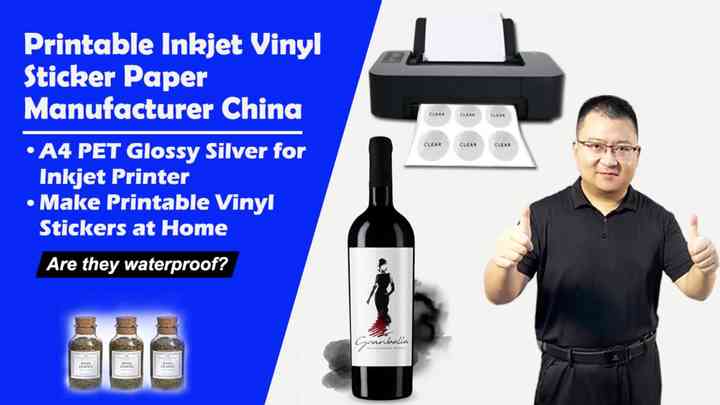 A3+ Size Glossy Transparent/silver Matte Vinyl Self Adhesive Inkjet ...