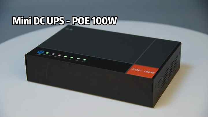 SKE POE Mini DC UPS Model POE-110W 17600mAh Lead Acid Battery Single ...