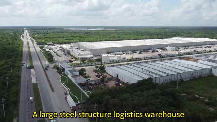Fast Install Prefab Waterproof Sandwich Panel Warehouse Metal Structure ...