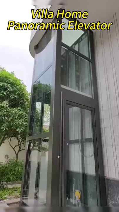 Outdoor Indoor Passenger House Elevator 3 Floor 2 Stop Residential ...