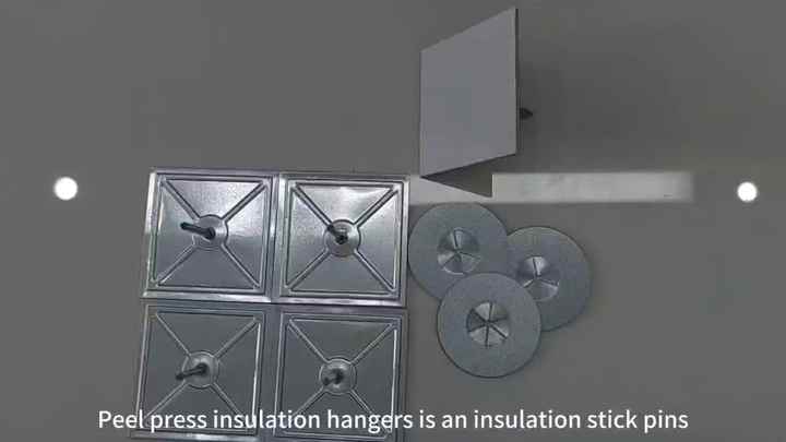 Galvanized Steel 12ga Smooth Industrial Grade Stick up Insulation Pins ...
