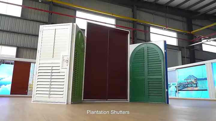 Factory Custom Made Solid Wood Shutter Plantation Shutter Blinds ...
