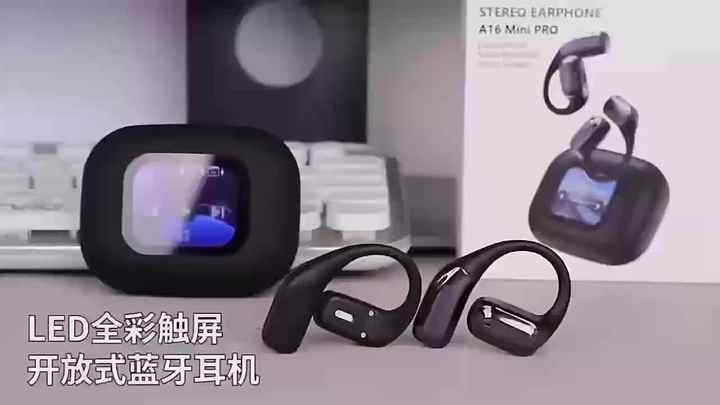 A16 Mini PRO True Wireless Earbuds with OLED Display, ANC, Touch Screen ...