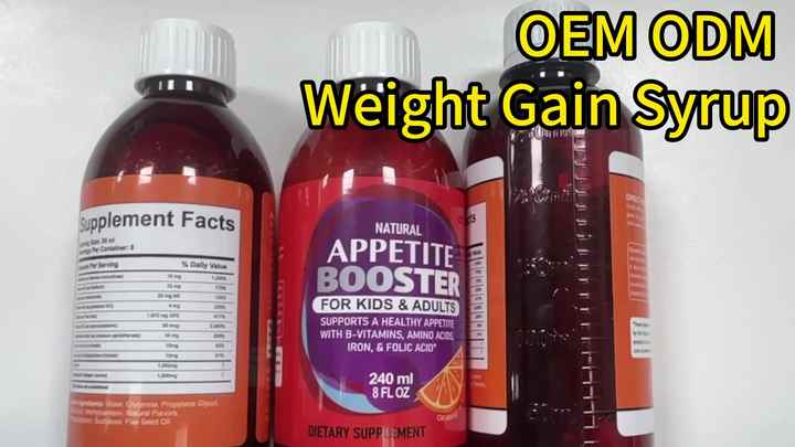 Appetite Booster & Weight Gain Syrup - Natural Multivitamins with Folic ...