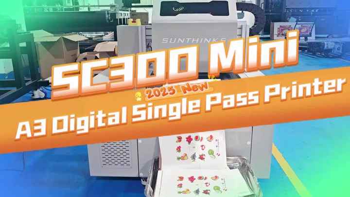 Mini Digital Inkjet Packaging Printer for A3 Corrugated Pizza Box ...