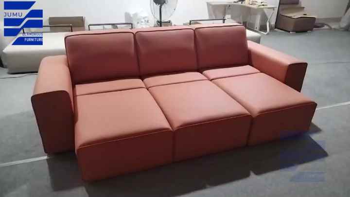 Glamorous Furniture Italian Minimalist Sofa Bed Electric Retractable ...